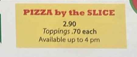 Enrico's Pizza Menu, Tavernier, FL