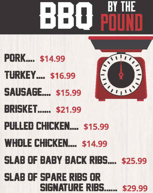 14 Bones BBQ Menu, Vero Beach, FL