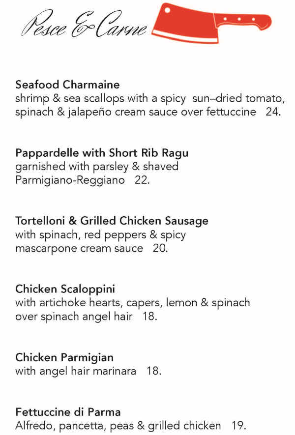 DePalma's Eastside Menu, Athens, GA