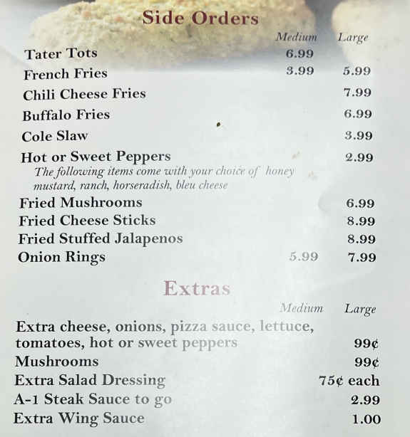 Little Phillies Menu, Covington, GA