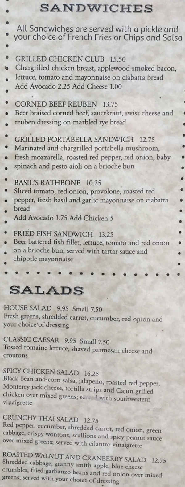 Northampton Brewery Menu, Northampton, MA