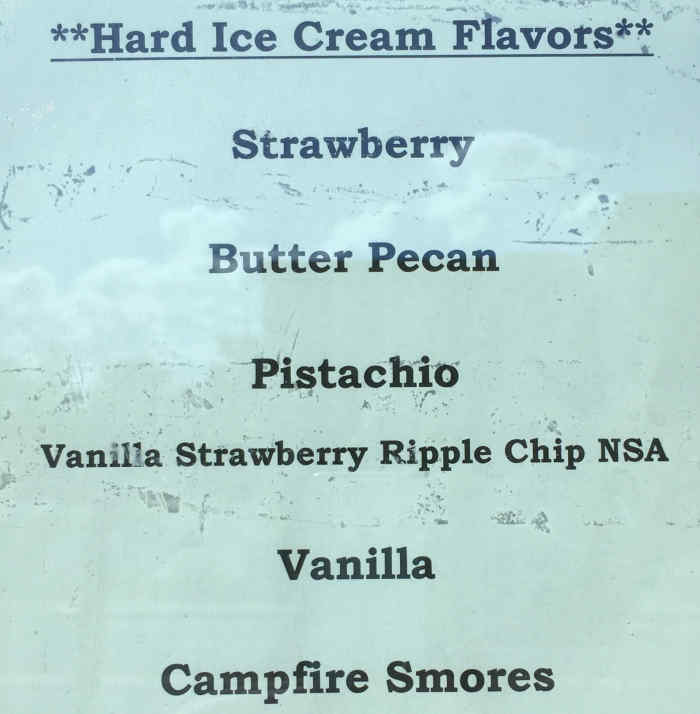Little Miss Flo's Soft Serve Menu, Florence, MA