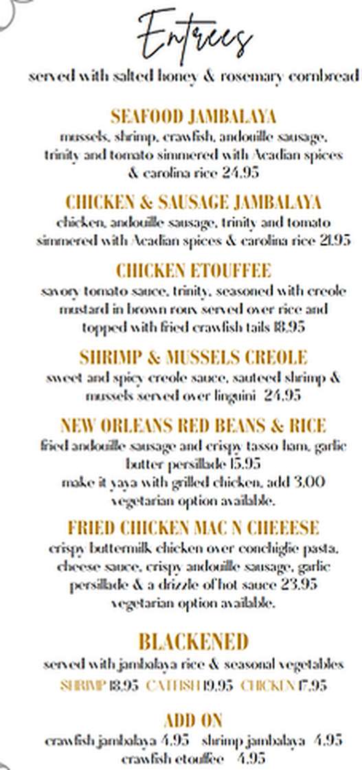 Gombo Oyster Bar Menu, Northampton, MA