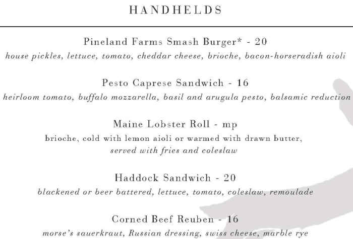 Porter Kitchen & Bar Menu, Freeport, ME