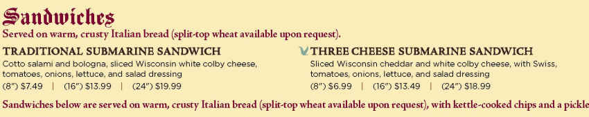 Ambassador Restaurant Menu, Houghton, MI