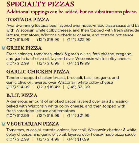 Ambassador Restaurant Menu, Houghton, MI