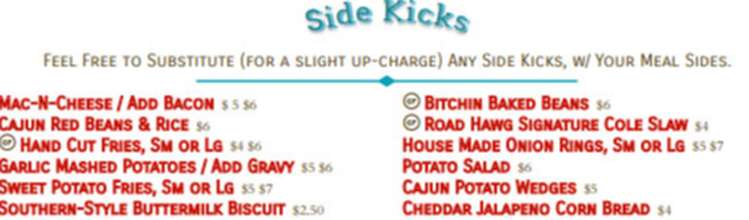 Road Hawg BBQ Menu, Gorham, NH