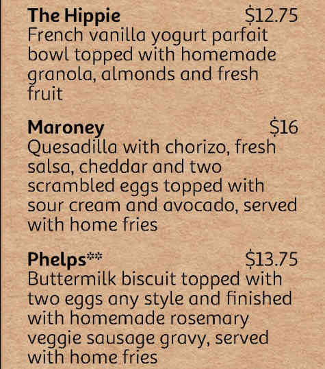 The Big Bean Newmarket Menu, Newmarket, NH