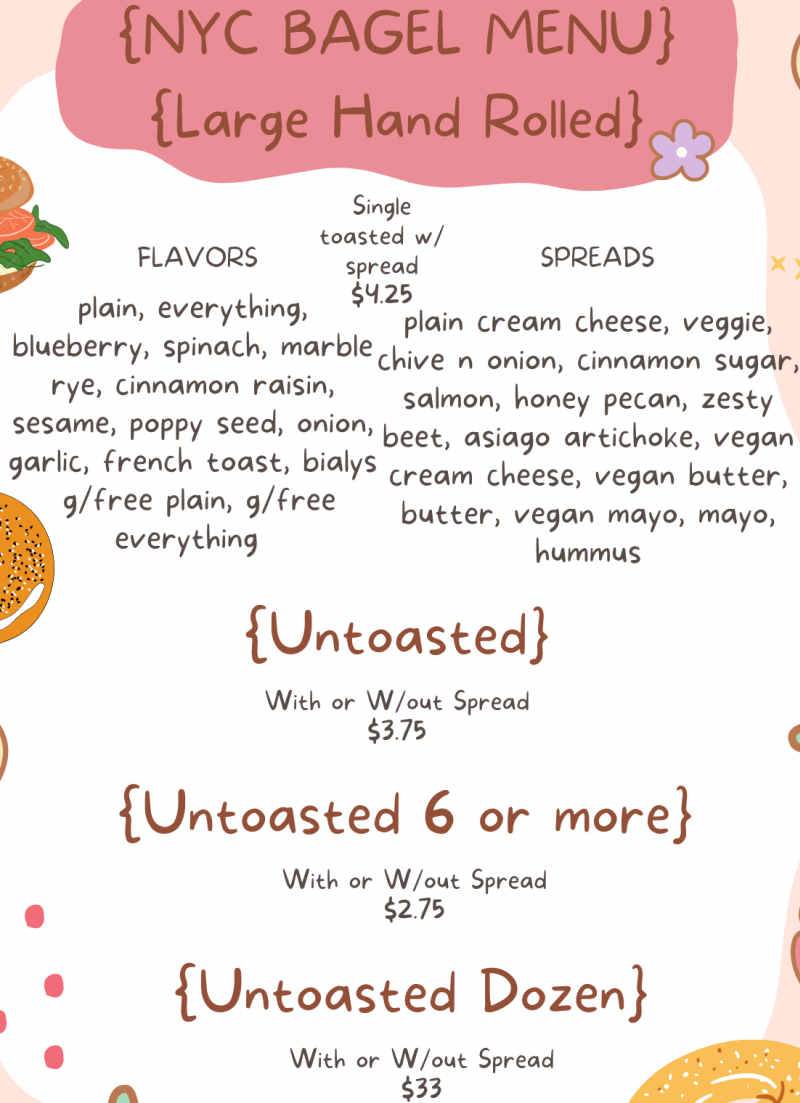 Babe's Bagels & Beans Menu, Corning, NY