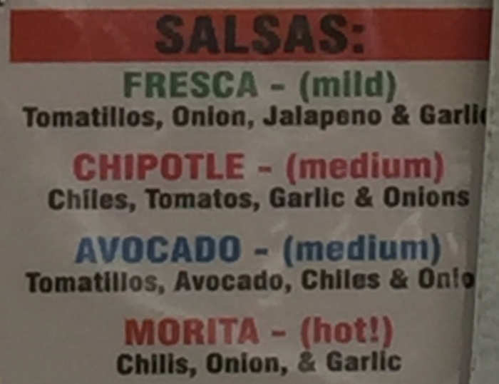 Tacos CDMX Menu, Ithaca, NY