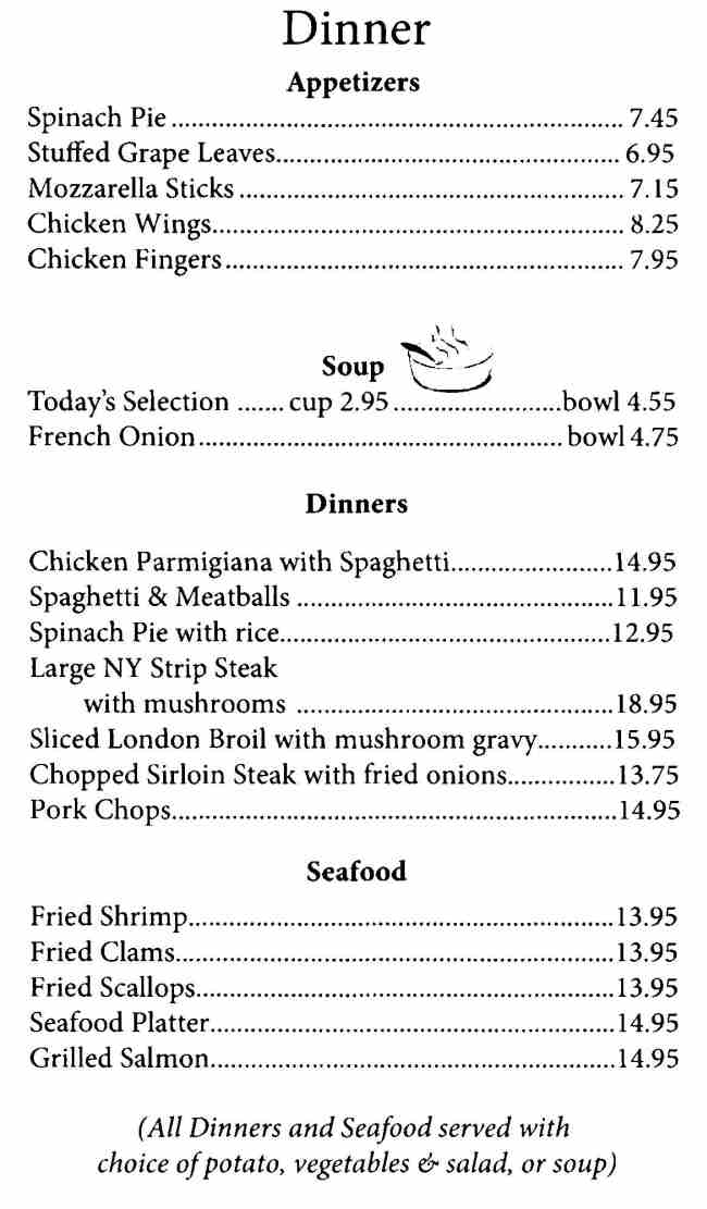 Plaza Diner Menu Oneonta NY Plaza Diner Menu Oneonta NY