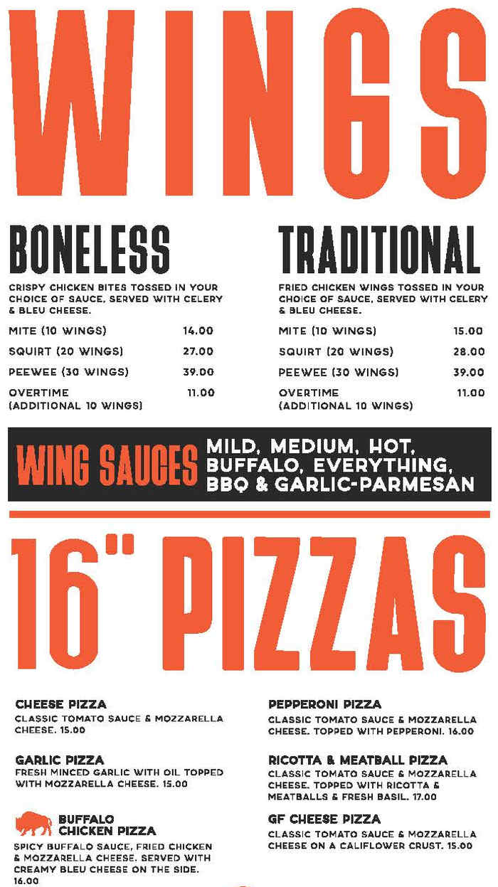 72 Tavern & Grill Menu, Utica, NY