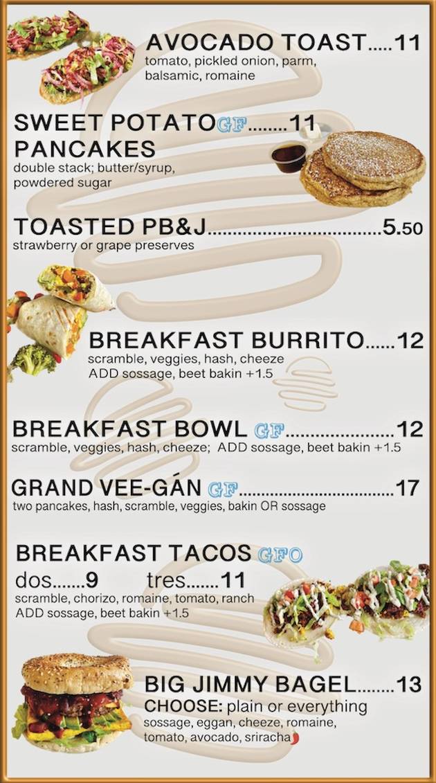 PB J Bar Menu Williamsport PA
