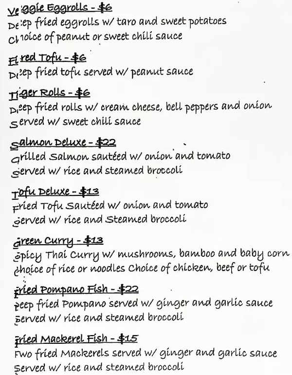 Pho Dang Vietnamese Cafe Menu, Winooski, VT