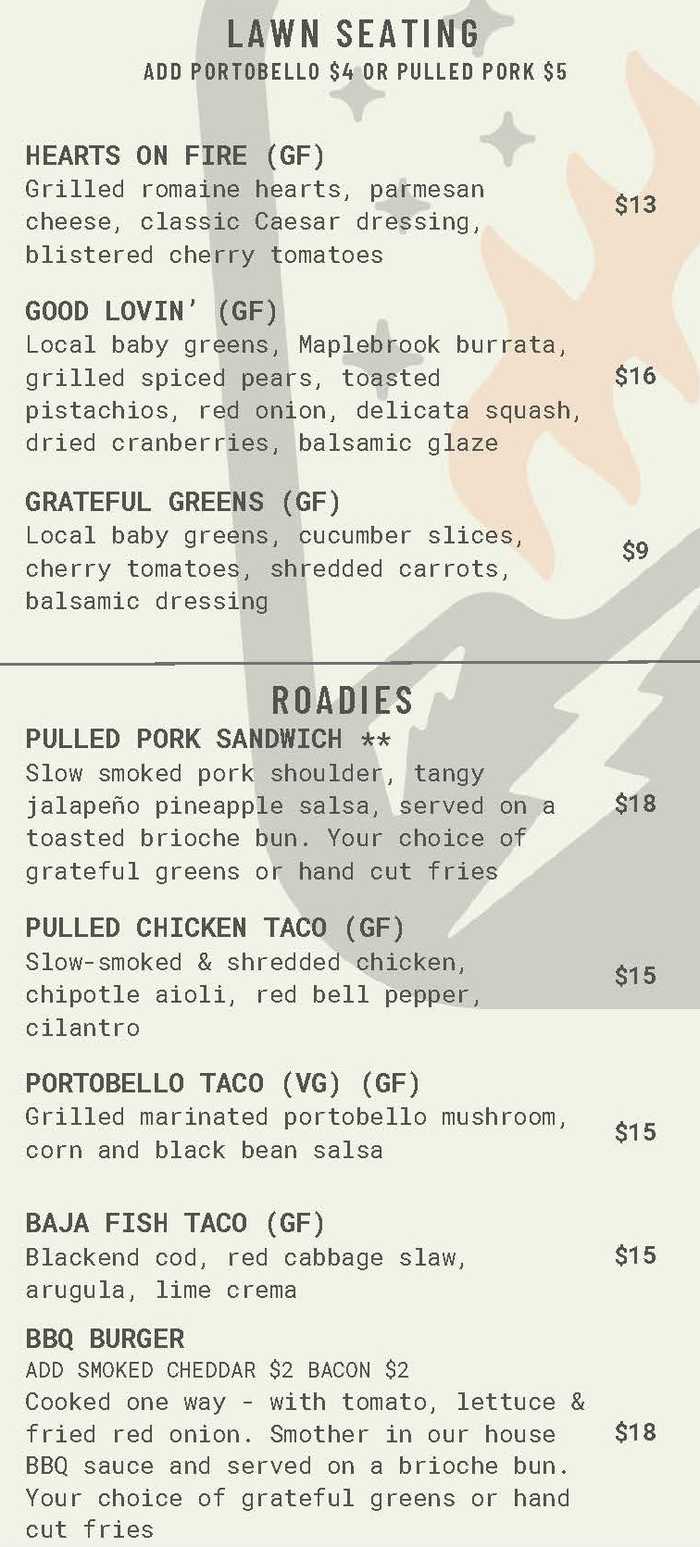 Stowe Cider Menu, Stowe, VT